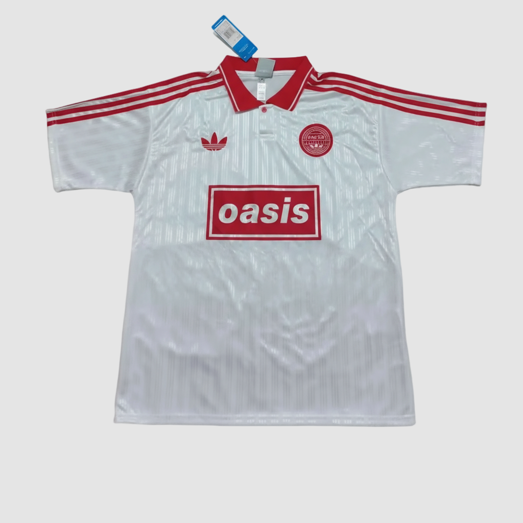 oasis Live 25 Jersey Red – Retro Football Classics