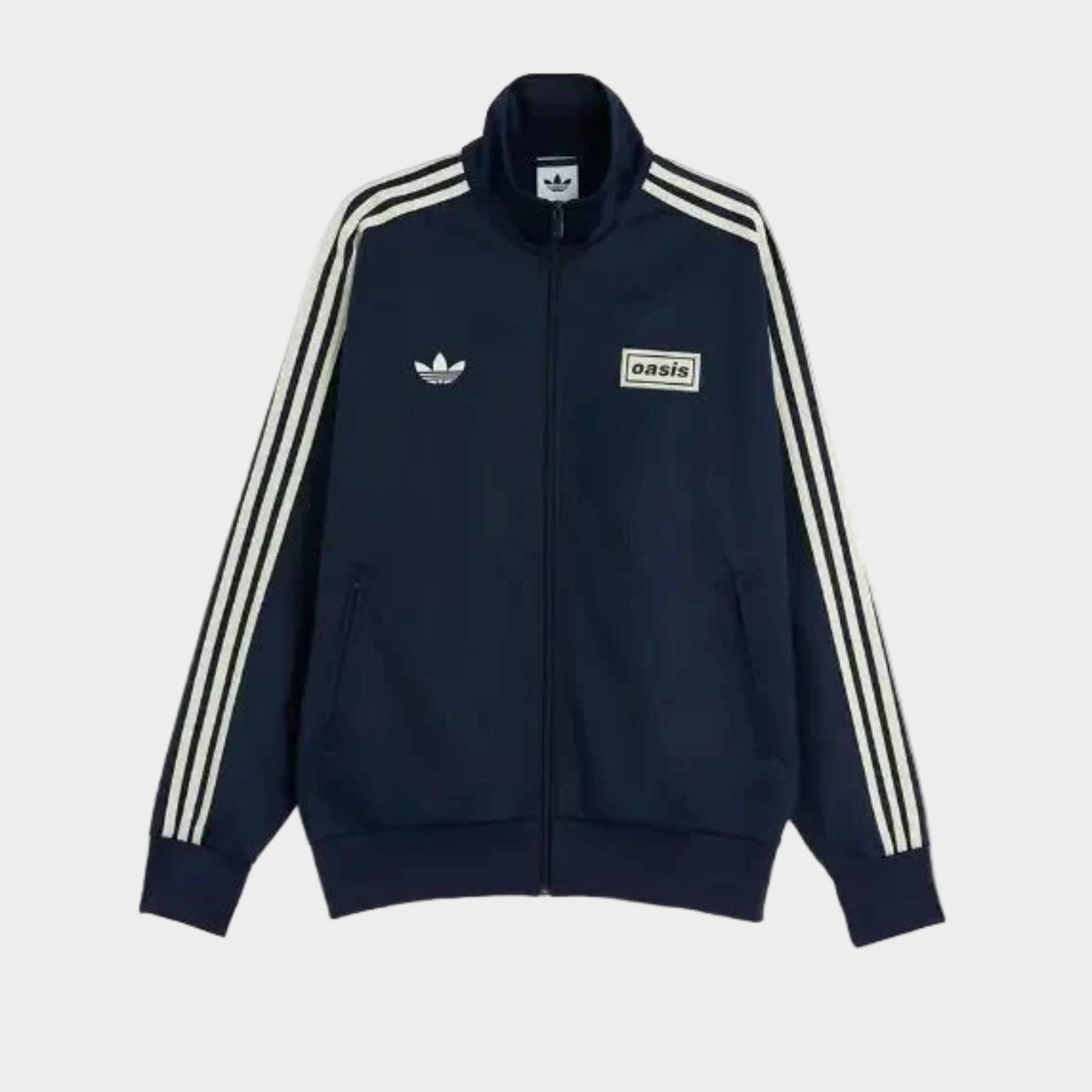 oasis Live 25 Tracksuit top Navy – Retro Football Classics