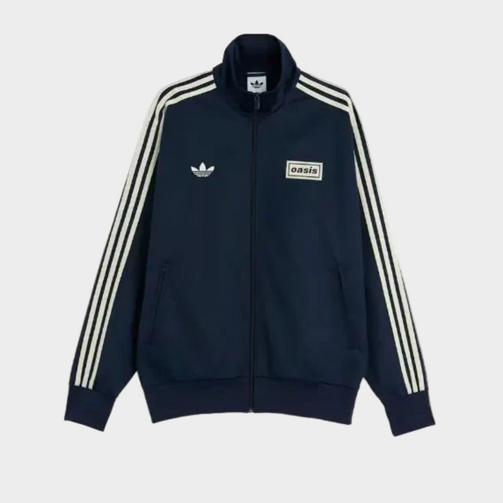 oasis Live 25 Tracksuit top Navy – Retro Football Classics