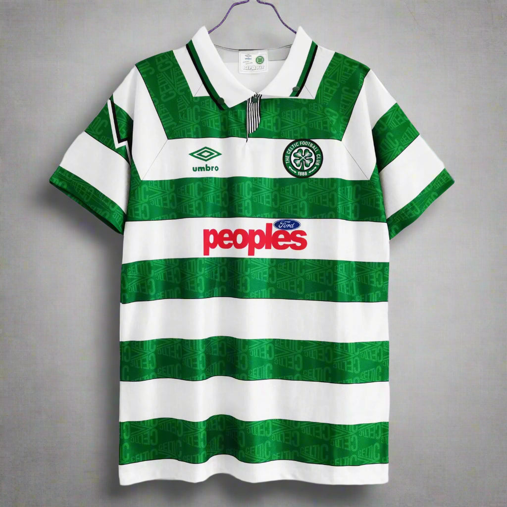 Celtic 91/92 Home Jersey – Retro Football Classics